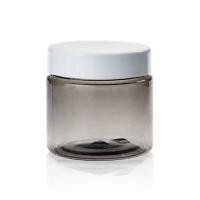 China Gray Empty 60ml Plastic Packaging Jars Recyclable For Cosmetic And Food for sale