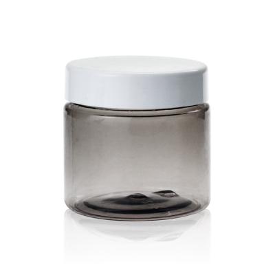China Gray Empty 60ml Plastic Packaging Jars Recyclable For Cosmetic And Food for sale