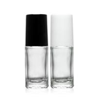 China Empty 5g Glass Roll On Bottles 5ml Essential Oil Roller Bottles With Plastic Cap for sale
