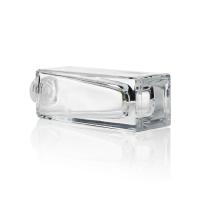 China Fancy Luxury 30ML Cosmetics Square Drop Eye Dropper Serum Bottle With Silver Cap New Arrival S063 for sale