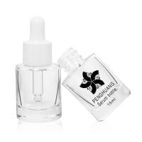 China Luxury Cosmetic Packaging Empty Clear Skincare 15ml Serum Glass Dropper Essential Oil Bottle with Pipette for sale