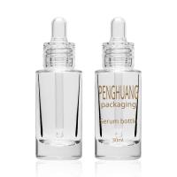 China transparent dropper glass bottle for serum 30ml for sale