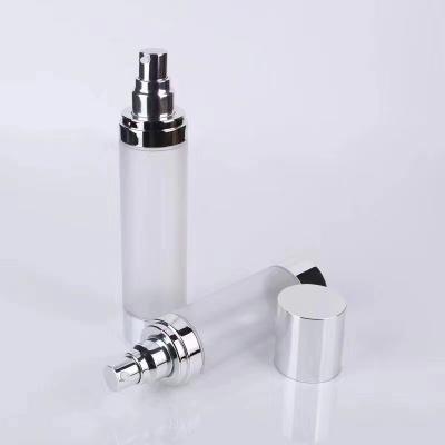 China 15ml 30ml Airless Vacuum Bottle with Flip Top Cap for sale
