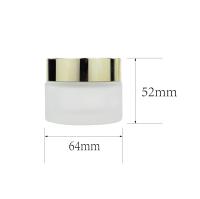China Round 30g 200g Cosmetic Cream Containers Hot Stamping for sale