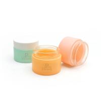 China White Screw Lids Empty 50g Cosmetic Glass Jar Matte Painting for sale