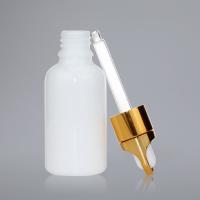 China 1.6OZ Porcelain Glass Dropper Bottle For Personal Care for sale
