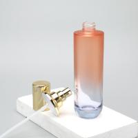 China Fancy Glass Lotion Pump Bottle ETC 120ml Custom Made for sale