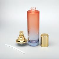 China Fancy Glass Lotion Pump Bottle ETC 120ml Custom Made for sale