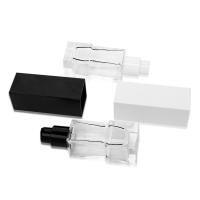 China 1.01oz Glass Foundation Bottles With Black Pump Skin Care Cosmetic Container for sale