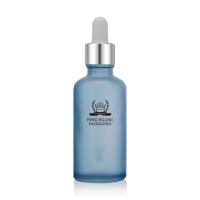 China 3.38OZ Serum Dropper Glass Bottle Hot Stamp Surface Treatment for sale
