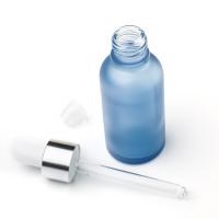 China 3.38OZ Serum Dropper Glass Bottle Hot Stamp Surface Treatment for sale