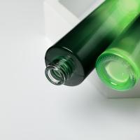 China 30ml 60ml Green Lotion Glass Bottles Makeup Packing Set for sale