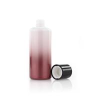 China Empty Round Gradient Lotion Serum Glass Bottle Set 30ml 50ml 100ml for sale