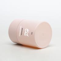 China Cosmetic Glass Cream Jar Container Pink 30g 50g Custom Deep Mouth for sale