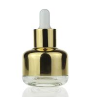 China Fancy Serum Essential Oil Dropper Glass Bottle Makeup Packaging 30ml for sale