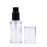 China Ellipse Glass Powder Liquid Foundation Bottle OEM 35ml For Makeup Packaging for sale