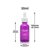 China 30ml Amber Boston Bottle White Pump Sprayer Glass Essential Oil Bottle for sale