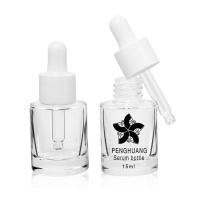 China Custom Mini 15ml Refillable Serum Glass Bottles Essential Oil Dropper Bottle for sale