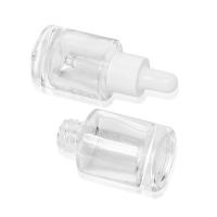 China Custom Mini 15ml Refillable Serum Glass Bottles Essential Oil Dropper Bottle for sale