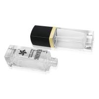 China Square 30ml Clear Liquid Foundation Bottles Cream Emulsion Container for sale
