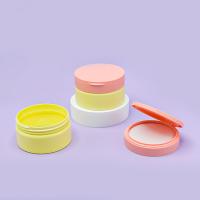 China Big Size Plastic Jar Container With Flip Cover Sample Available Wholesale Price 180ml 240ml 300ml for sale