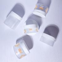 China Big Size Frosted Plastic Jar Container With Flip Cover 180ml 240ml 300ml for sale