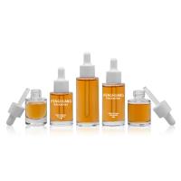 China MSDS 30ml Serum Dropper Bottles With Plastic Pipe Tube Customized Color for sale