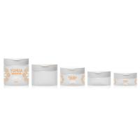 China 300g 360g 480g Plastic Packaging Jars Flip Top Cap For Talcum Powder for sale