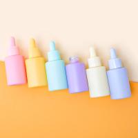 China 30ml Glass Serum Dropper Bottles With Press Pump And Cap Foundation Packaging for sale