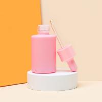 China OEM Yellow Color Serum Glass Bottles Oil Dropper Packaging for sale