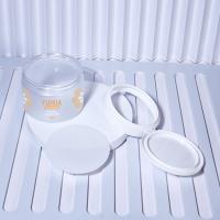 China 180g 240g 300g Custom Logo Plastic Packaging Cream Jars For Body Butter Face Cream for sale