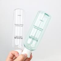China 350ML Plastic Packaging Bottles Recycled PCR Customized Cylinder Cap Pump for sale