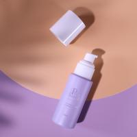 China Glass Cosmetics Pump Bottle Custom Packaging Round 40ml 50ml 100ml Skin Care for sale