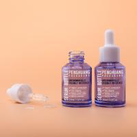 China 30ml Glass Dropper Bottle Cylinder 1oz Cosmetic Glass Serum Bottle for sale
