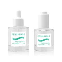 China Serum Glass Essential Oil Empty Dropper Bottles Cosmetic Skincare Packaging 1OZ 30ml for sale