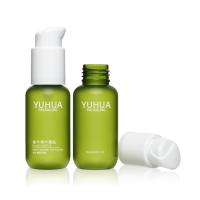 China 60ml 24/410 Green Plastic Packaging Bottle Round Shape With Press Dropper for sale
