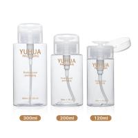 China Clear Plastic Bottle Remover Packaging Bottle Press Pump Toner 12ml 200ml 300ml for sale