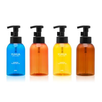 China 420ml Plastic Pump Bottle Sprayer PCR for Hand Washing Shampoo packaging for sale