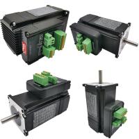 China Nema 23 Integrated Step Servo Motor With Driver Encoder 2NM  76 Mm 1.8mH for sale