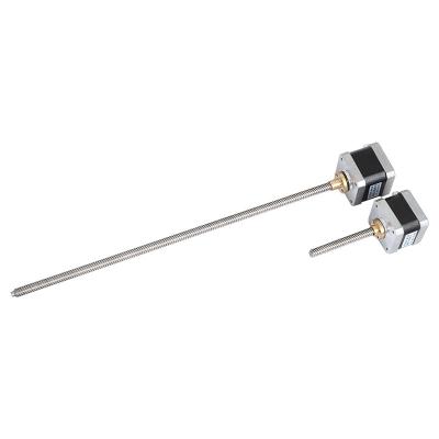 China Ball Screw Stepper Motor Linear Actuator Nema 17 3d Printer Non Captive 300mm Tr8x8 for sale