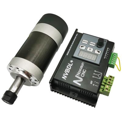 China Dc 48v 500w Er11 Brushless Spindle Motor Air Cooled  57mm for sale