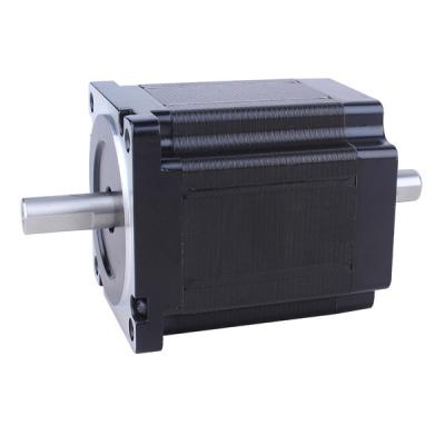 China 100mm Dual Shaft Stepper Motor Nema 34 6.8NM 4 Wires for sale