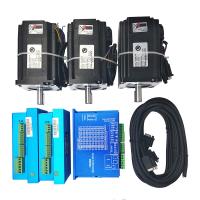 China 3 axis Cnc Kit nema 34 12nm high torque stepper motor Closed Loop driver for sale