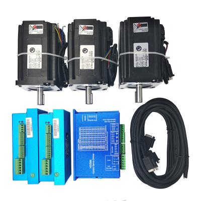 China 3 axis Cnc Kit nema 34 12nm high torque stepper motor Closed Loop driver for sale
