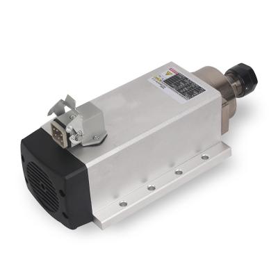 China Gdz-80 X 73-2.2 2.2kw Air Cooled Cnc Spindle Motor ER20 With Mounting Plate for sale