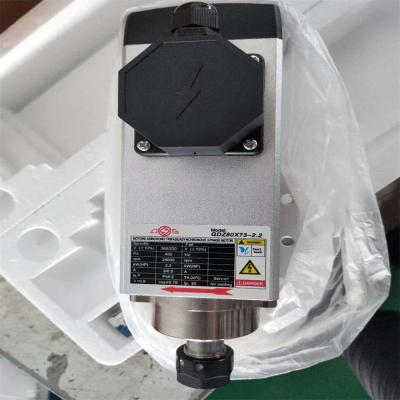 China Cnc Router Plotter Square ER25 Spindle Motor 18000rpm 3.5kw Gdz93x82-3.5 for sale