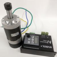 China 400w 12000rpm er11 chuck cnc brushless spindle motor 48V small milling for sale