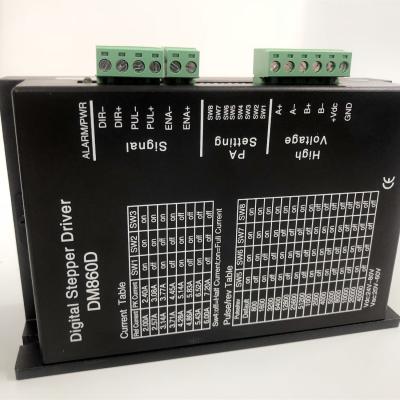China 2 Phase Bipolar Stepper Motor Driver Dm556d Stepper Driver Nema 23 5.6A 24v-50vdc for sale