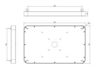 China UHF RFID Top Mounted Portal Reader 902-928MHz Linux OS Ceiling Type for Retail Door Access for sale