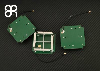 China 61*61*16.3mm RFID Small Antenna with Gain 3dBic Circular Polarization Handheld RFID Reader Antenna for sale